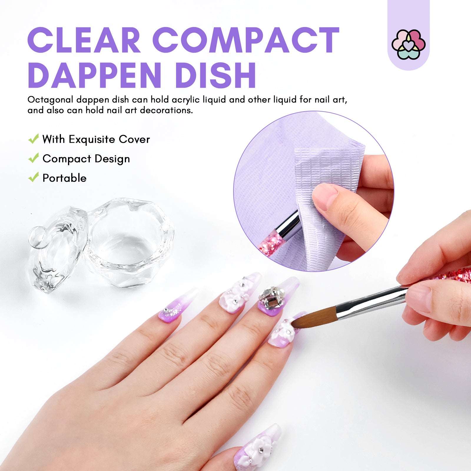 Women s Saviland Acrylic Liquid Kit 120ml Acrylic Nail Liquid for Acrylic Powder Nail Table Mat Dappen Dish for Nail Extension Carving Nail Art