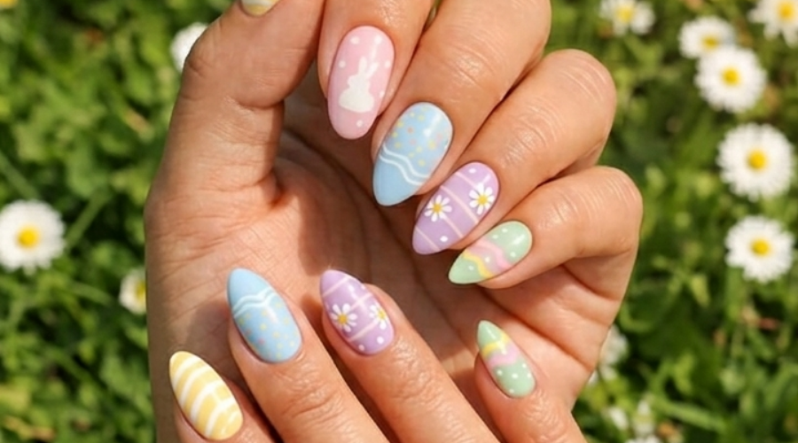 Easter Egg-stravaganza: 5 Pastel Nail Ideas for Your Holiday Brunch ...