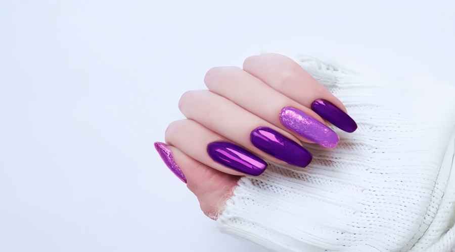 Purple Acrylic Nails: A Touch of Luxury and Elegance – Saviland