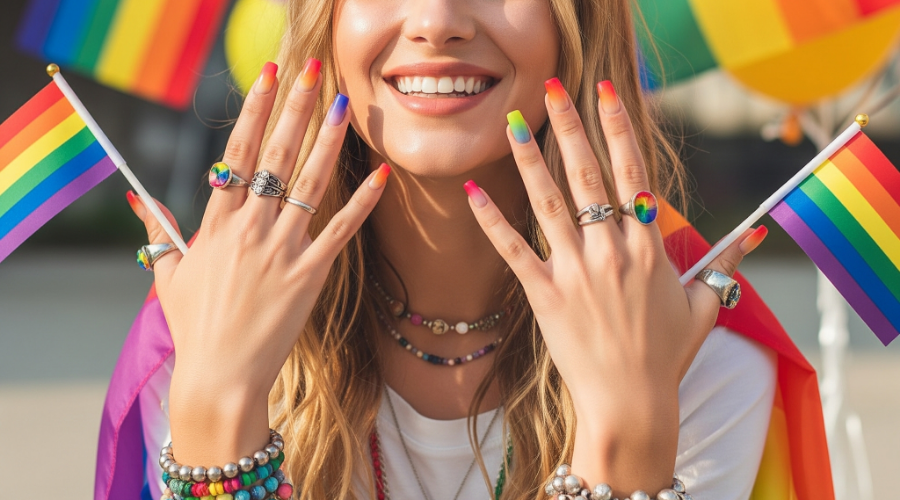 Parade-Ready Pride Nails: How to Do Rainbow Ombre Nails at Home! – Saviland