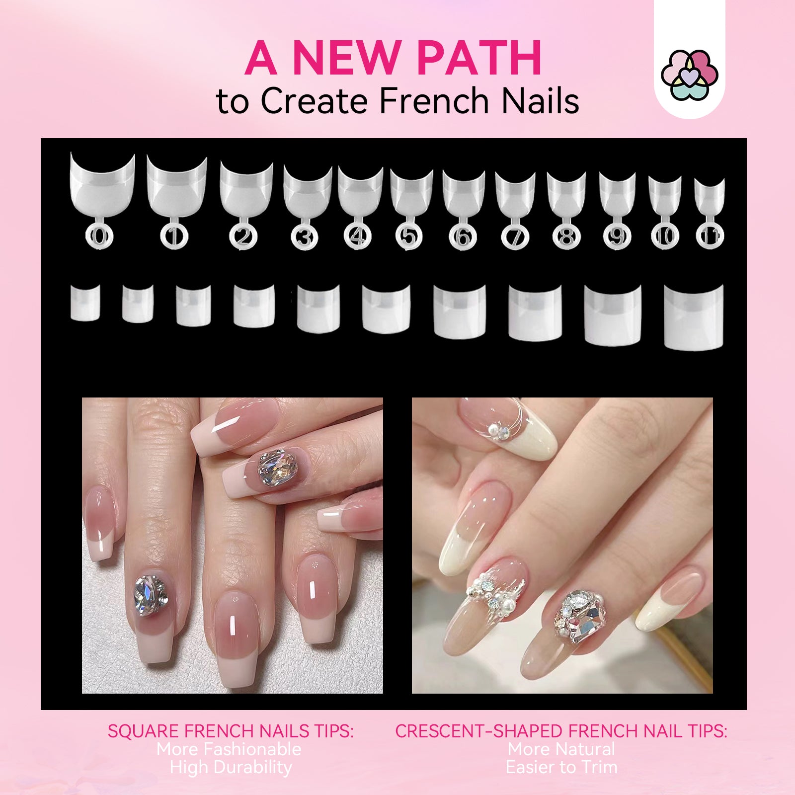 Saviland Keratin Dip Powder Nail Kit Starter:4 Colors Pink Clear ...