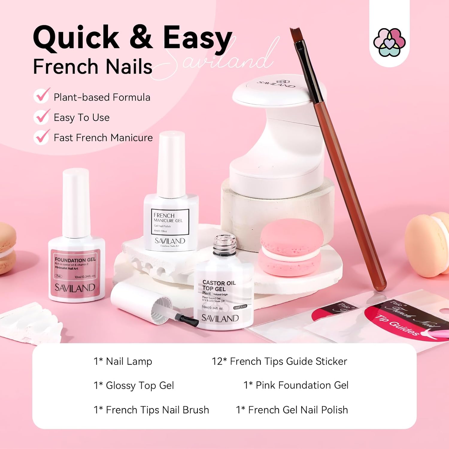 [US ONLY] French Manicure Kit with Everything – Saviland