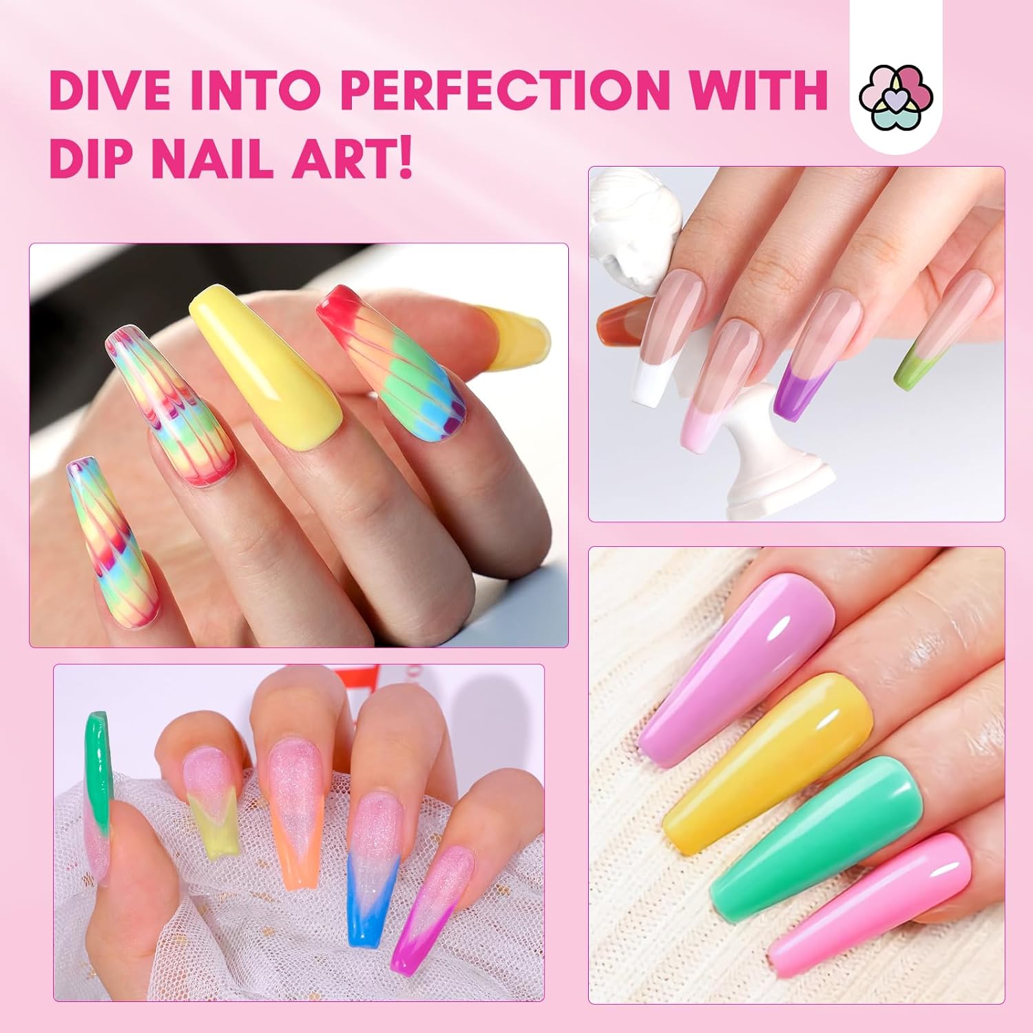30 Colors Dip Powder Starter Kit with Drill - Saviland