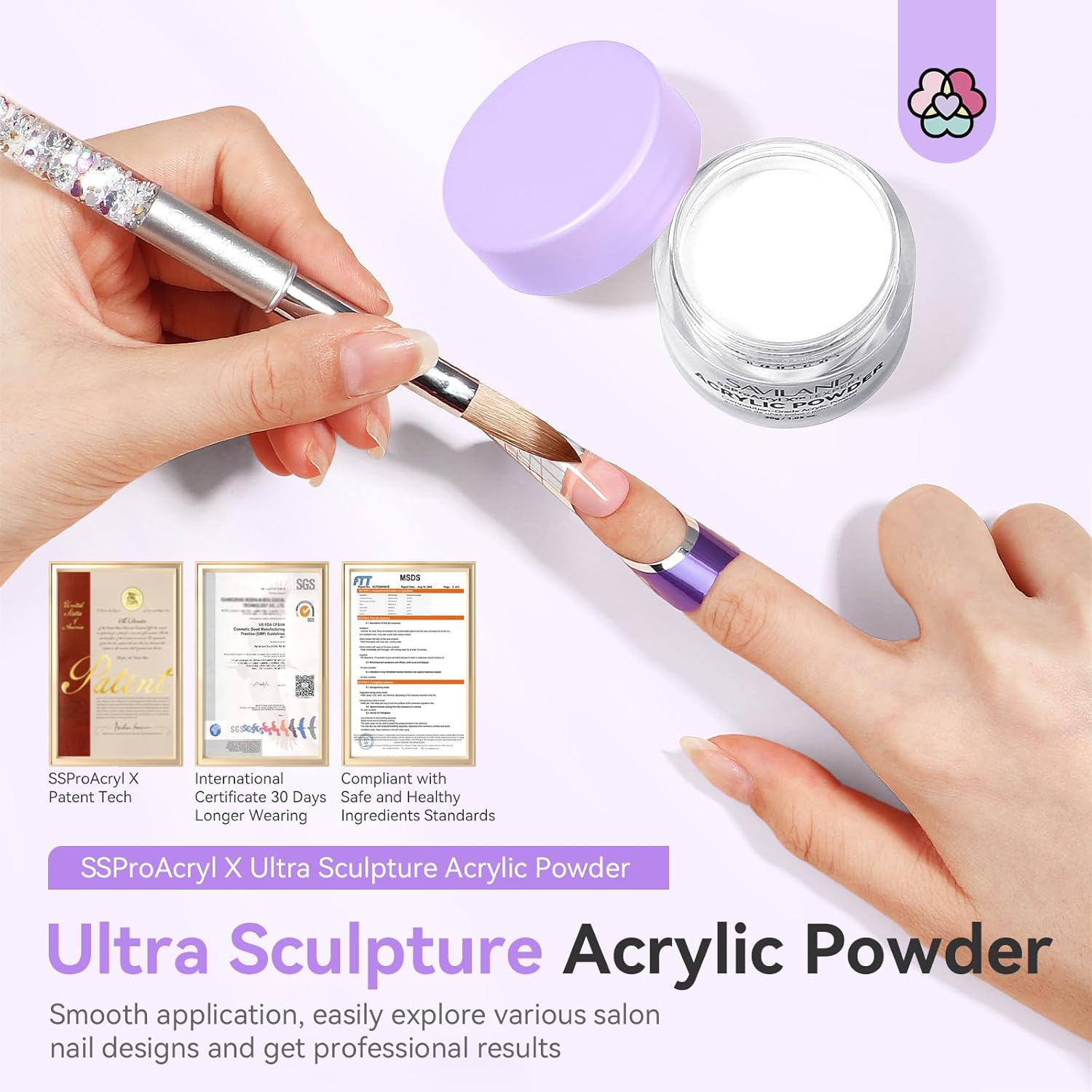 SSProAcryl X™ Ultra-Sculpting Clear Acrylic Powder - Saviland Official