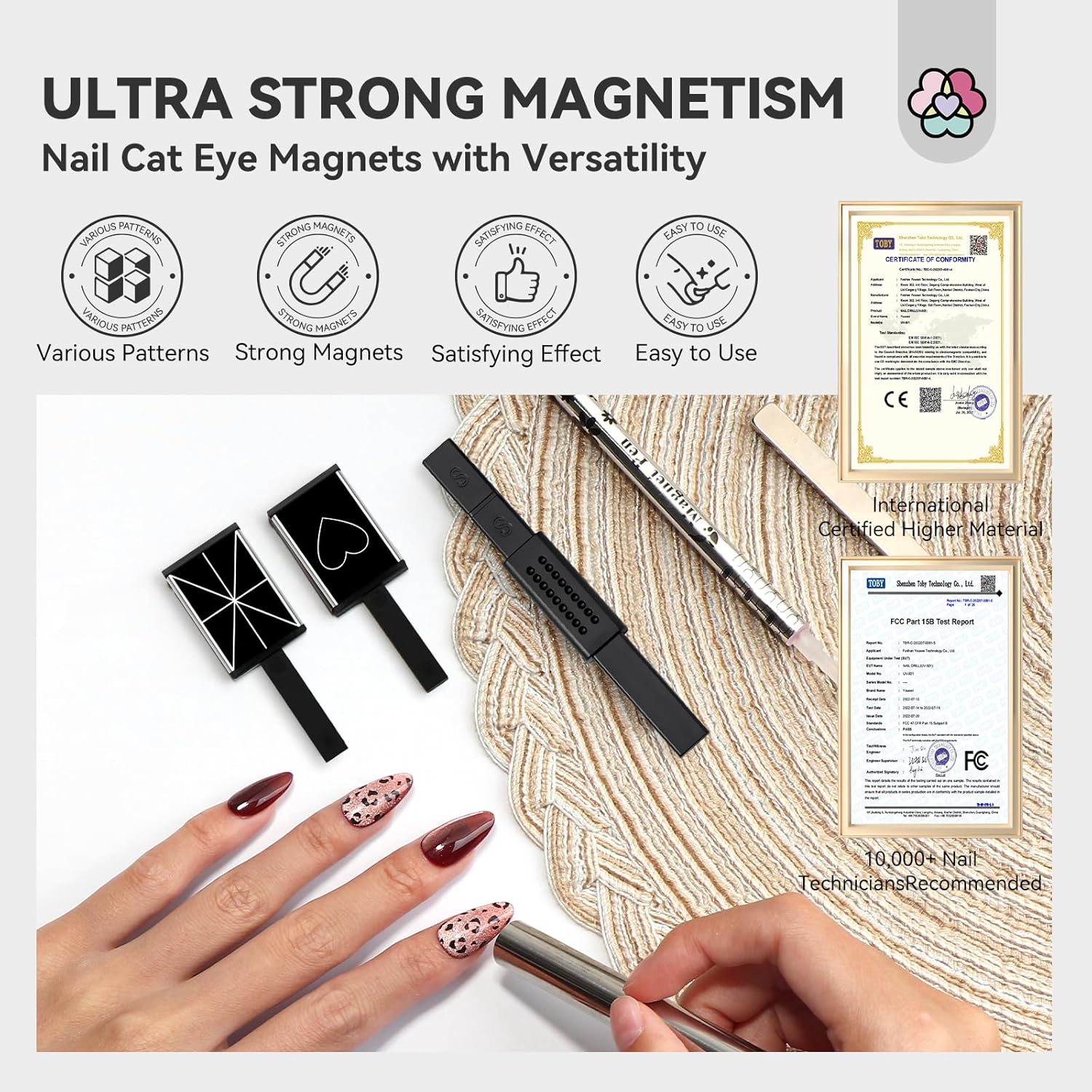 Cat Eye Magnet Set for Nails with Stunning Cat Eye Effect - Saviland